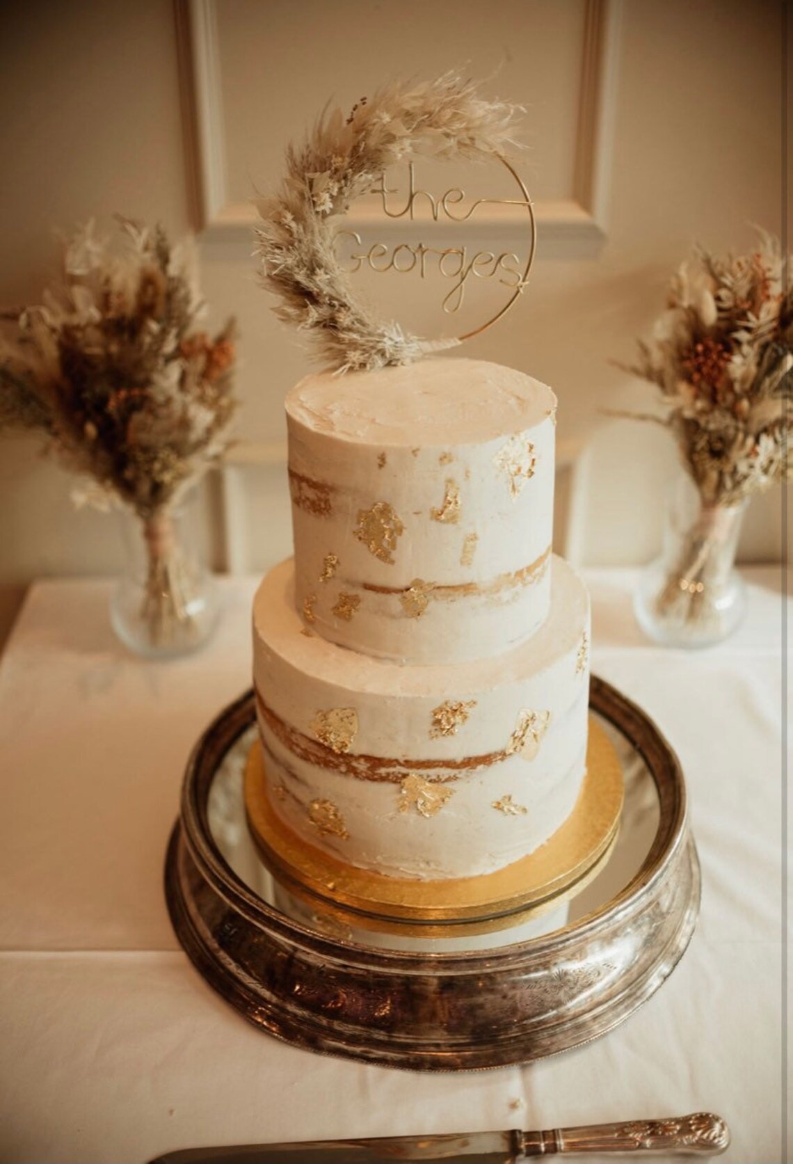 Pampas Grass Wedding Cake Topper - Etsy Israel