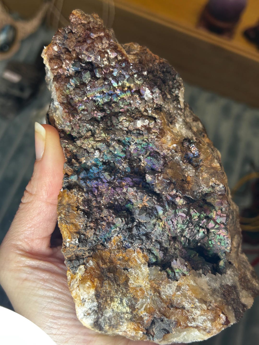 Iridescent Goethite. Minerals Collection. Rocks and Geodes - Etsy