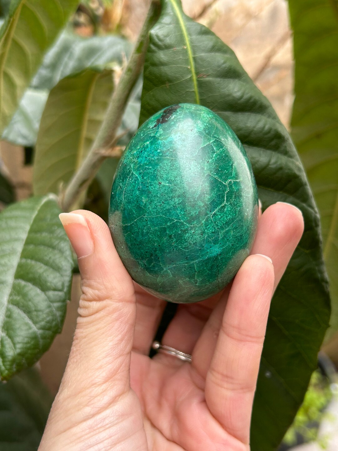 Chrysocolla, Chrysocolla Egg From Peru, Rocks and Geodes, Home ...