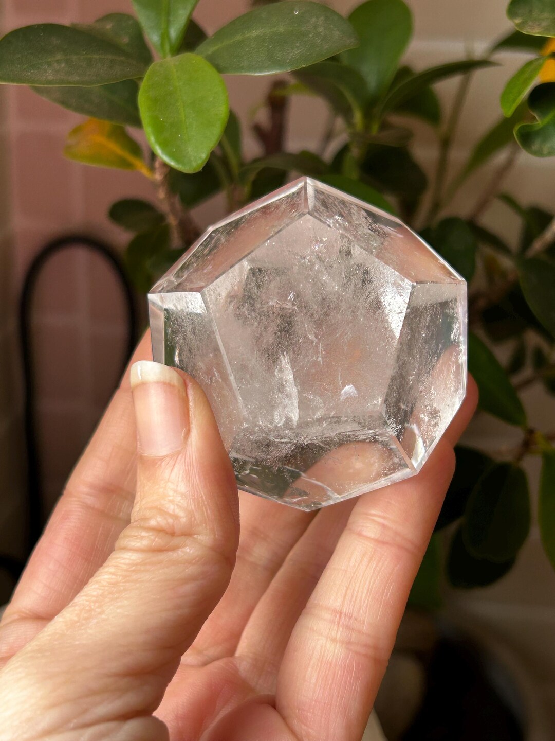 Crystalline Quartz Dodecahedron. Sacred Geometry. Quartz - Etsy
