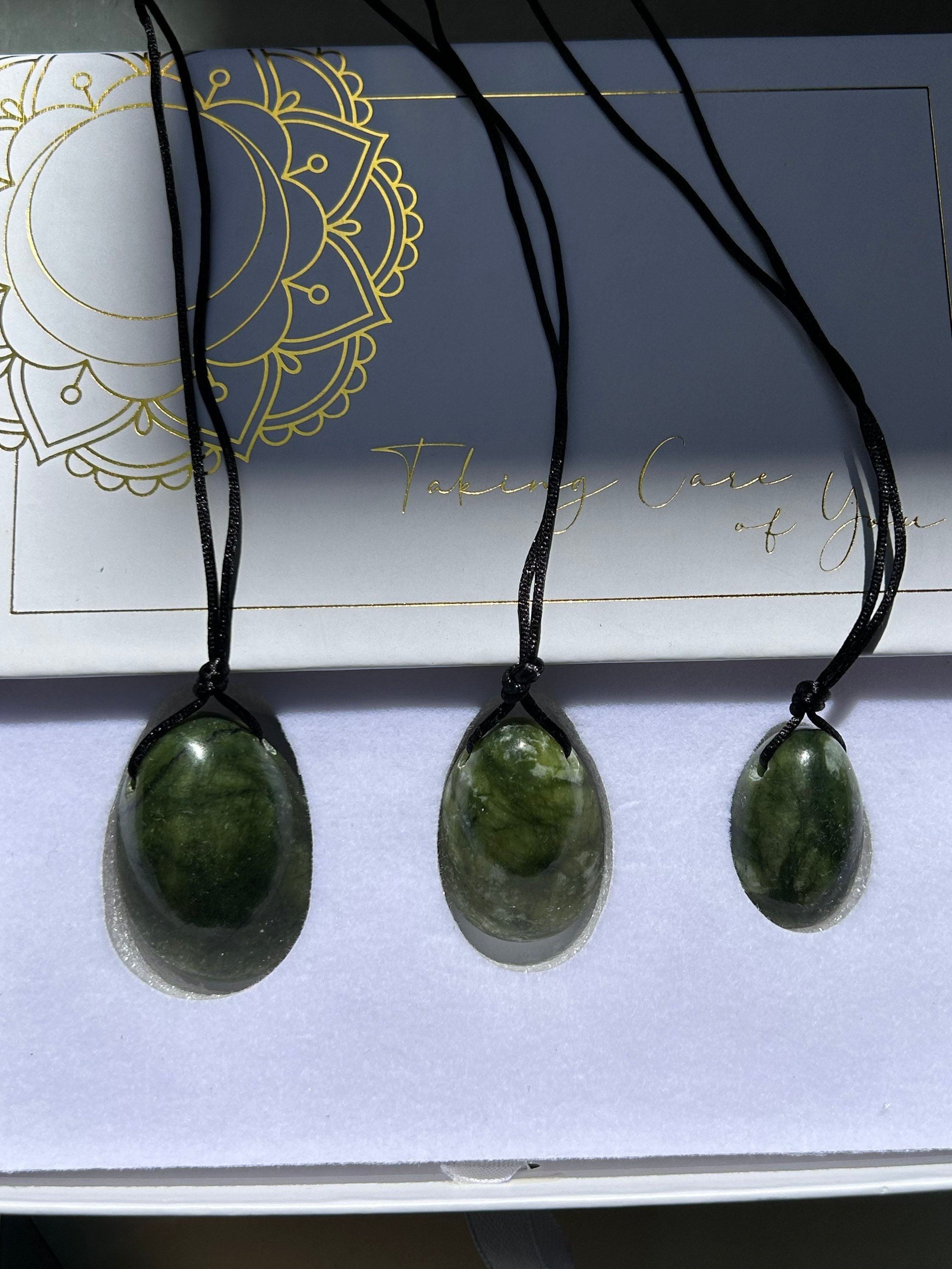 Nephrite Jade Yoni Egg Kit. - Etsy UK
