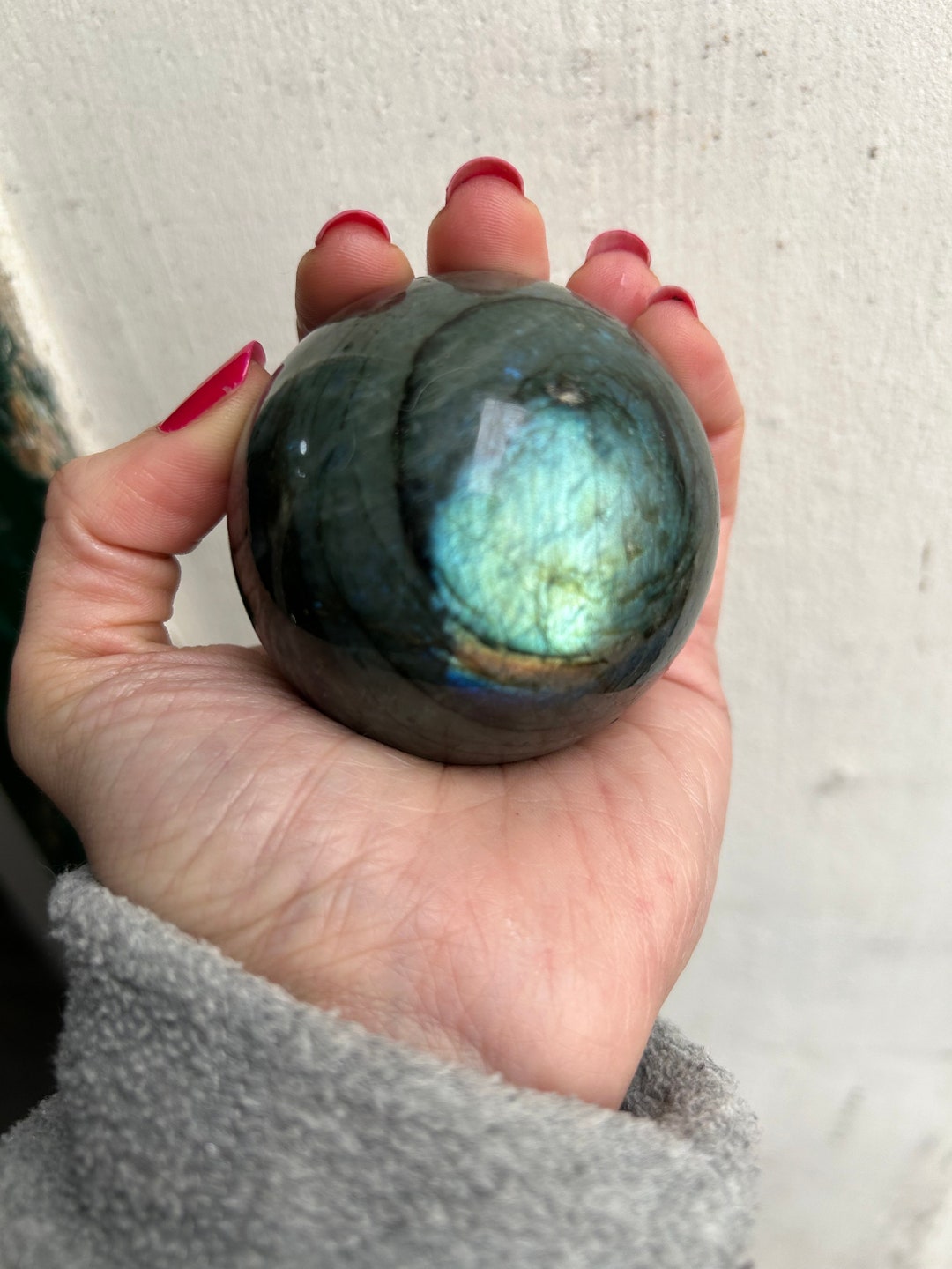 Labradorite Sphere, Blue Stone, Rocks and Geodes. - Etsy