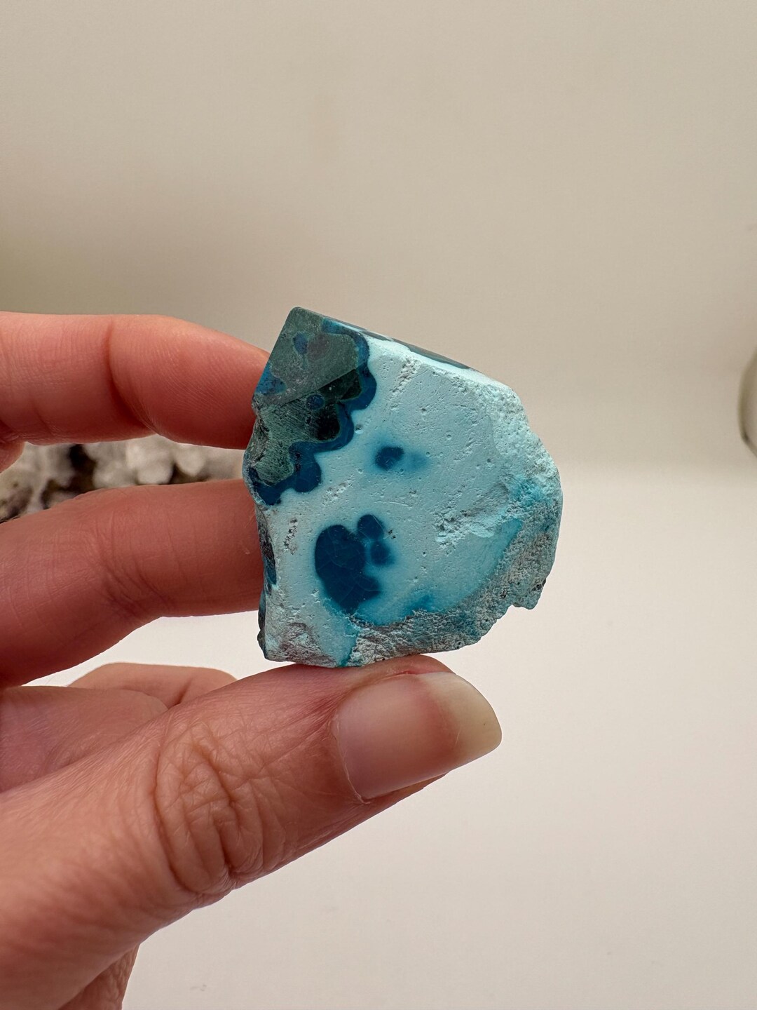 Natural Chrysocolla Plate, Rocks and Geodes. - Etsy
