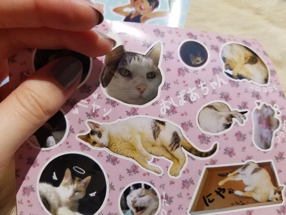 Paper Stickers, Labels & Tags Siren the Calico Sticker sheet etna.com.pe