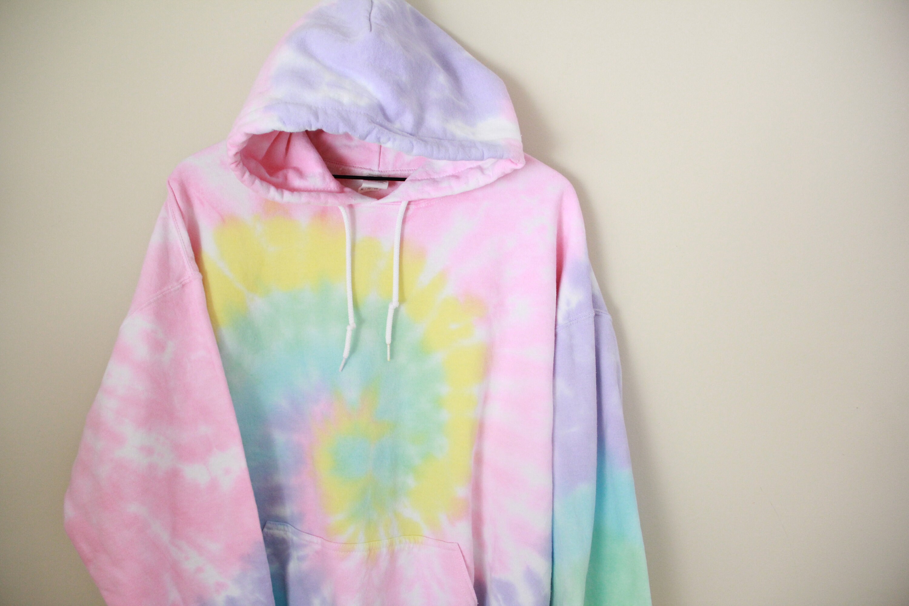 Socal Pastel 3 Pastel Rainbow Tie Dye Pullover Hoodie Etsy Australia