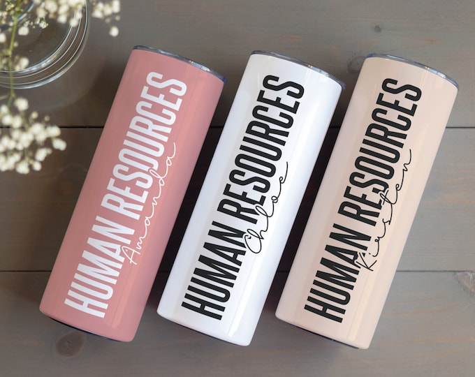 HR Tumbler Cup Human Resources Gifts HR Squad Office Staff Gifts Human ...