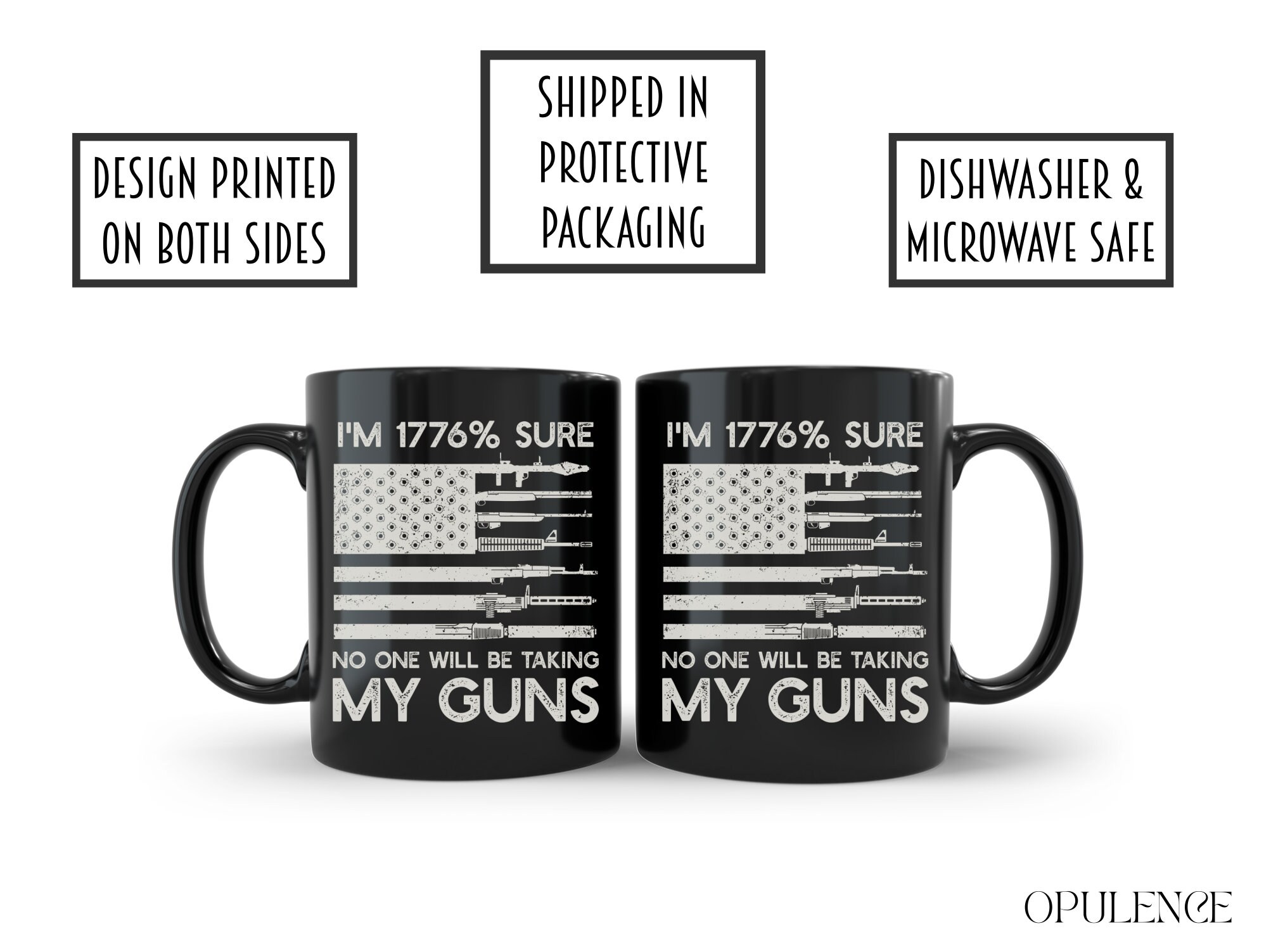 Gun Mug Gun Gifts 2nd Amendment Mug Pro Gun Mug 2A Mug | Etsy