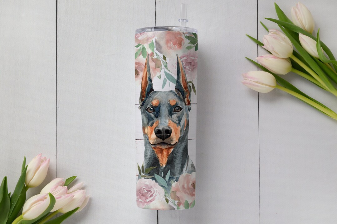 Doberman Tumbler - Doberman Gifts - Doberman Mom Cup - Doberman Mug ...