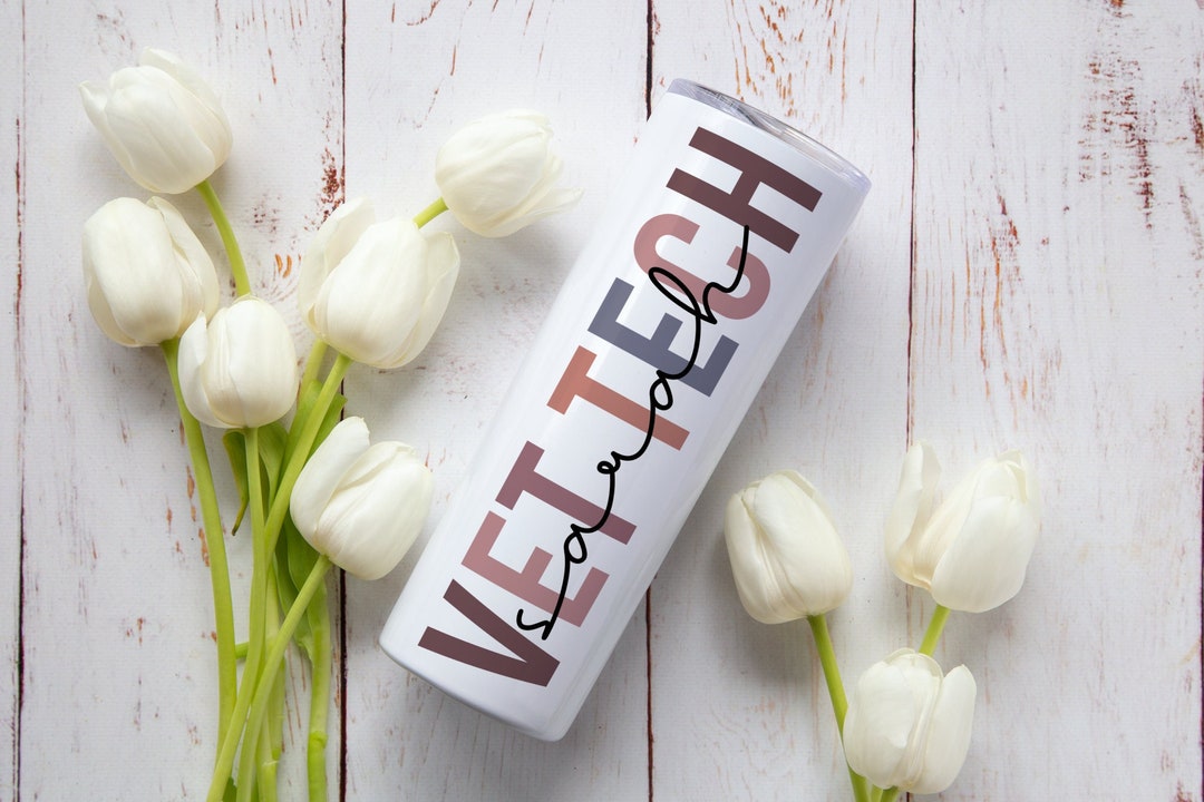 Vet Tech Tumbler - Gift for Vet Tech - Personalized Vet Tech Cup ...