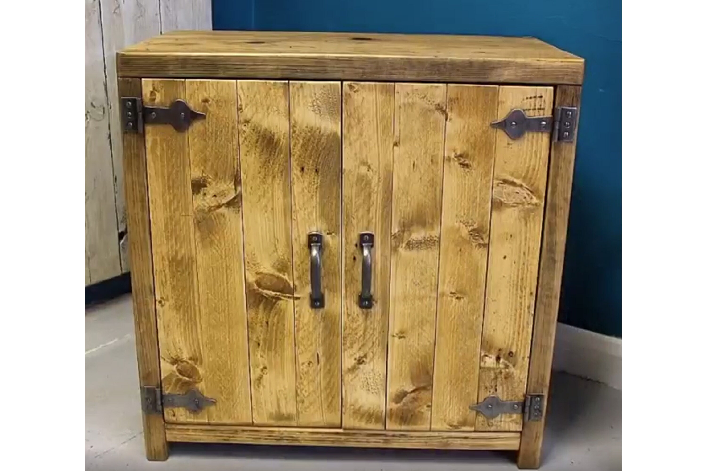 Rustic Wooden Cupboard Handmade Cupboard Made With Reclaimed - Etsy 日本