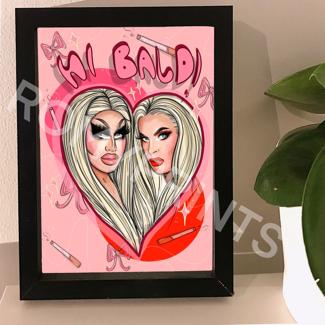 Trixie Mattell and Katya Glossy Wall Art Print / High Quality Poster ...