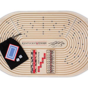 Official Kentucky Derby Churchill Downs Horseracing Game, Handcrafted ...