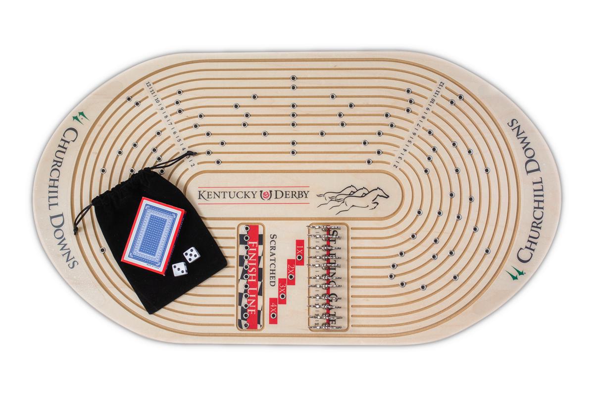 Official Kentucky Derby Churchill Downs Horseracing Game, Handcrafted ...