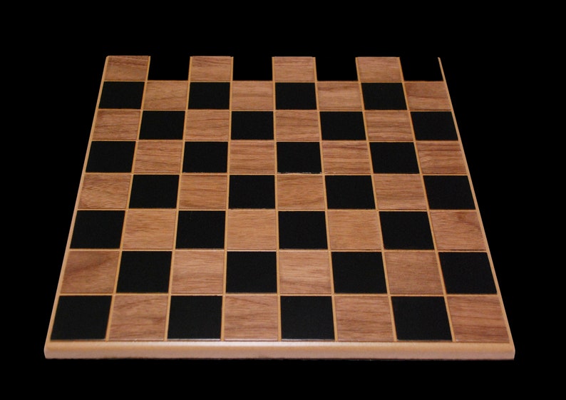 Handmade Walnut Chess Board Set, Classic Wooden Game - Etsy