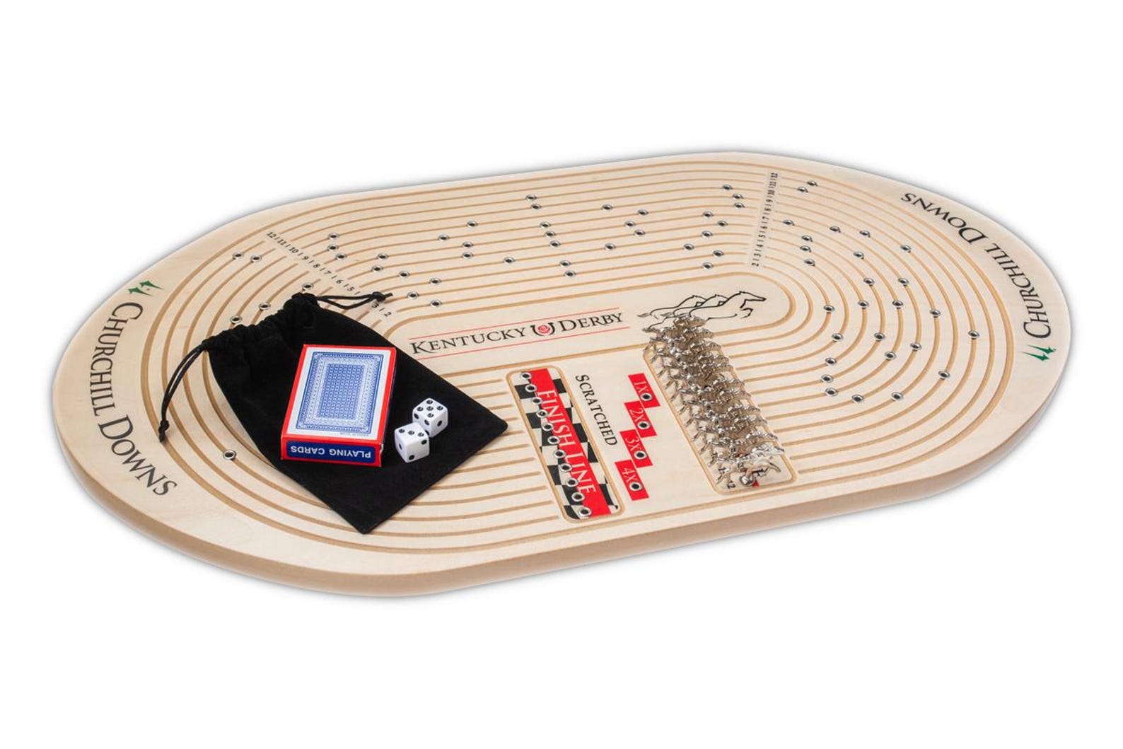Official Kentucky Derby Churchill Downs Horseracing Game, Handcrafted ...