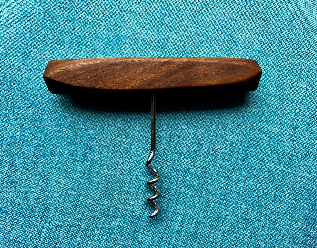 Walnut Corkscrew, Customizable, 100% French Manufacturing - Etsy