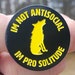 Introvert Enamel Pin | Im Not Anti-social Im Pro Social | Funny Lapel ...