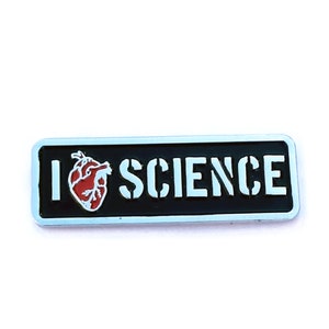 Science Enamel Pin | I Love Science Lapel Pin | Anatomical Heart Hat ...