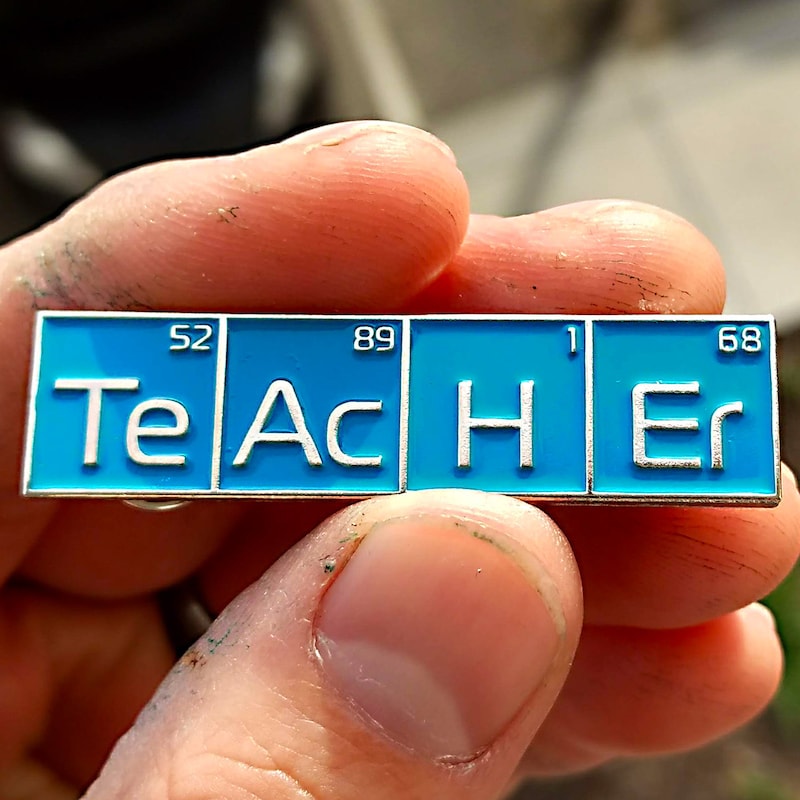 Teacher Pin - Etsy