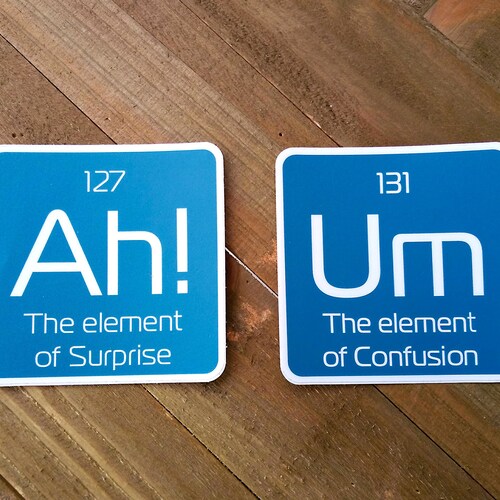 Periodic Element Science Sticker Set Sticker for Hydro Flask - Etsy