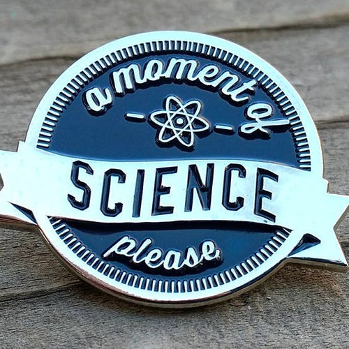 Science is Real Microscope Pin | Etsy