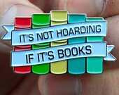 Book Enamel Pin Reading Pin Book Pin Enamel Pins Lapel - Etsy