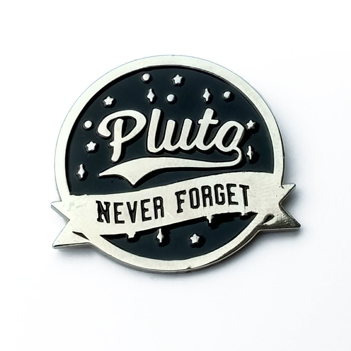Astronomy Enamel Pin Pluto Never Forget Science Lapel Pin - Etsy