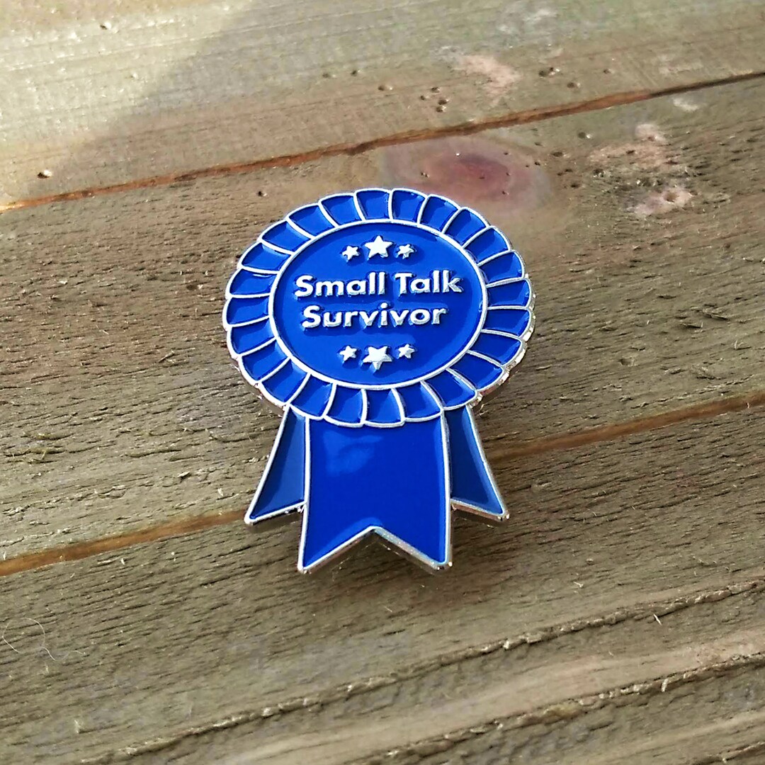 Introvert Enamel Pin - Small Talk Survivor Lapel Pin - Introvert Lapel ... Introvert Enamel Pin - Small Talk Survivor Lapel Pin - Introvert Lapel ...