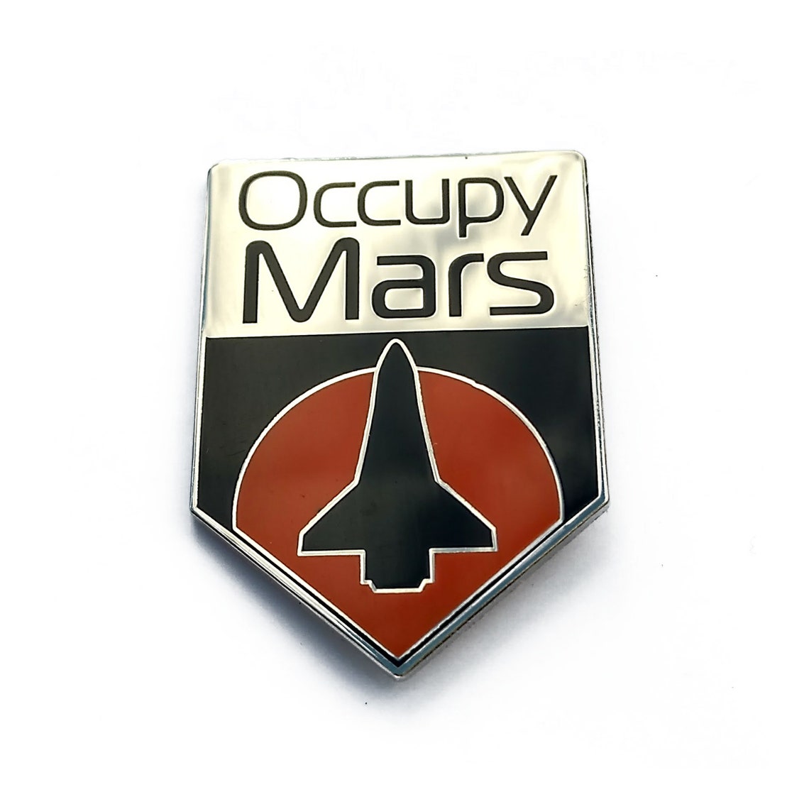 Occupy Mars Enamel Pin - Space Pin - Science Pin - Astronomy Pin - Mars ...