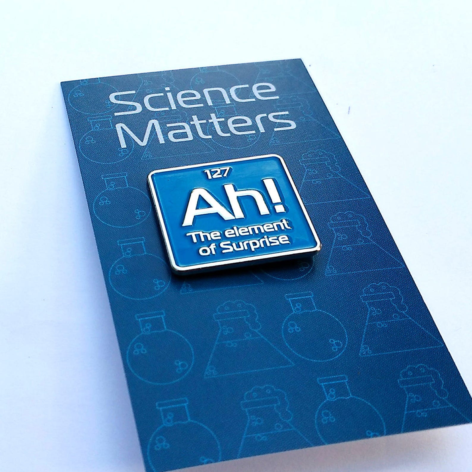 Science Enamel Pin | Ah! the Element of Surprise Science Pin | Periodic ...