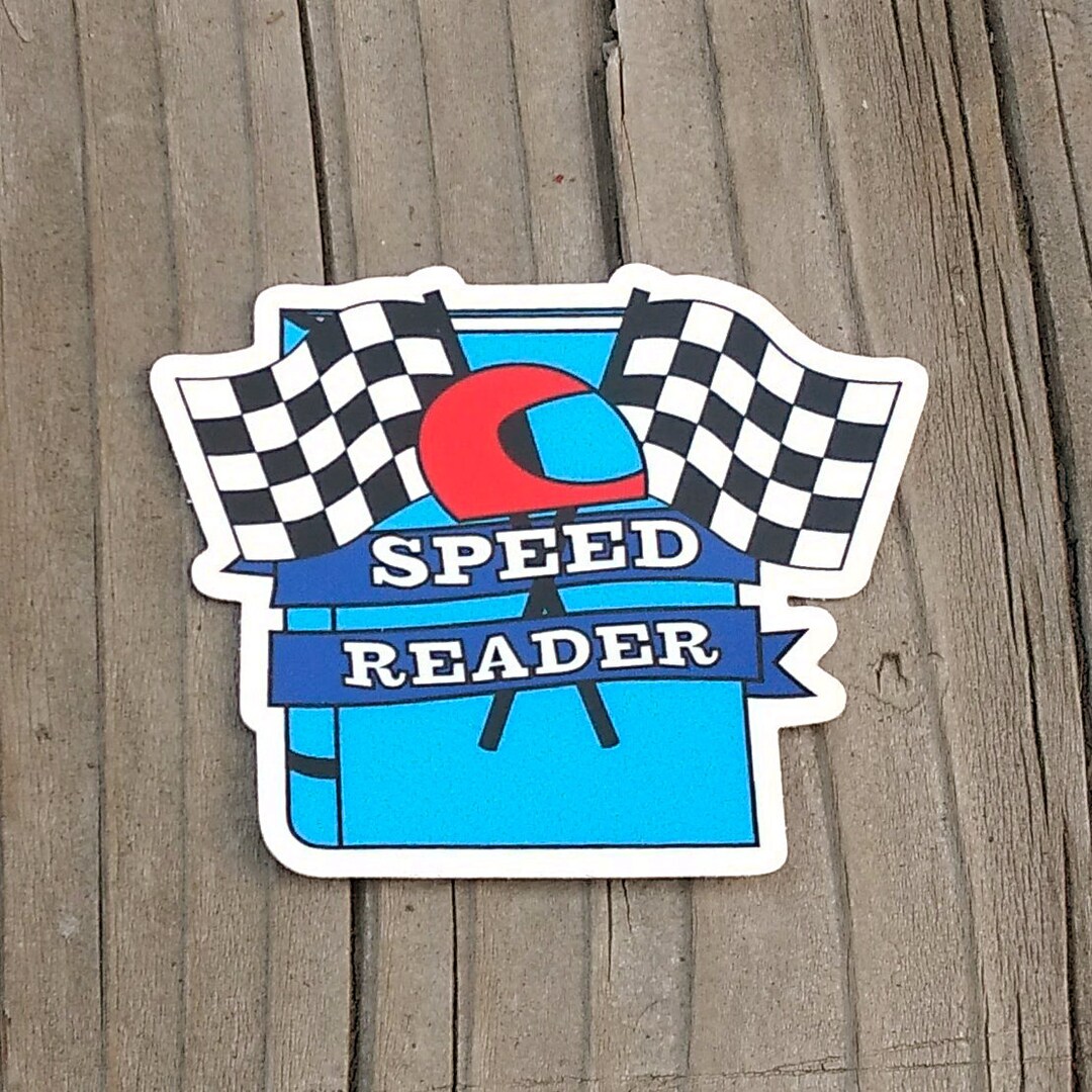 Vinyl Sticker - Speed Reader Sticker - Vinyl Decal - Laptop Decal ...