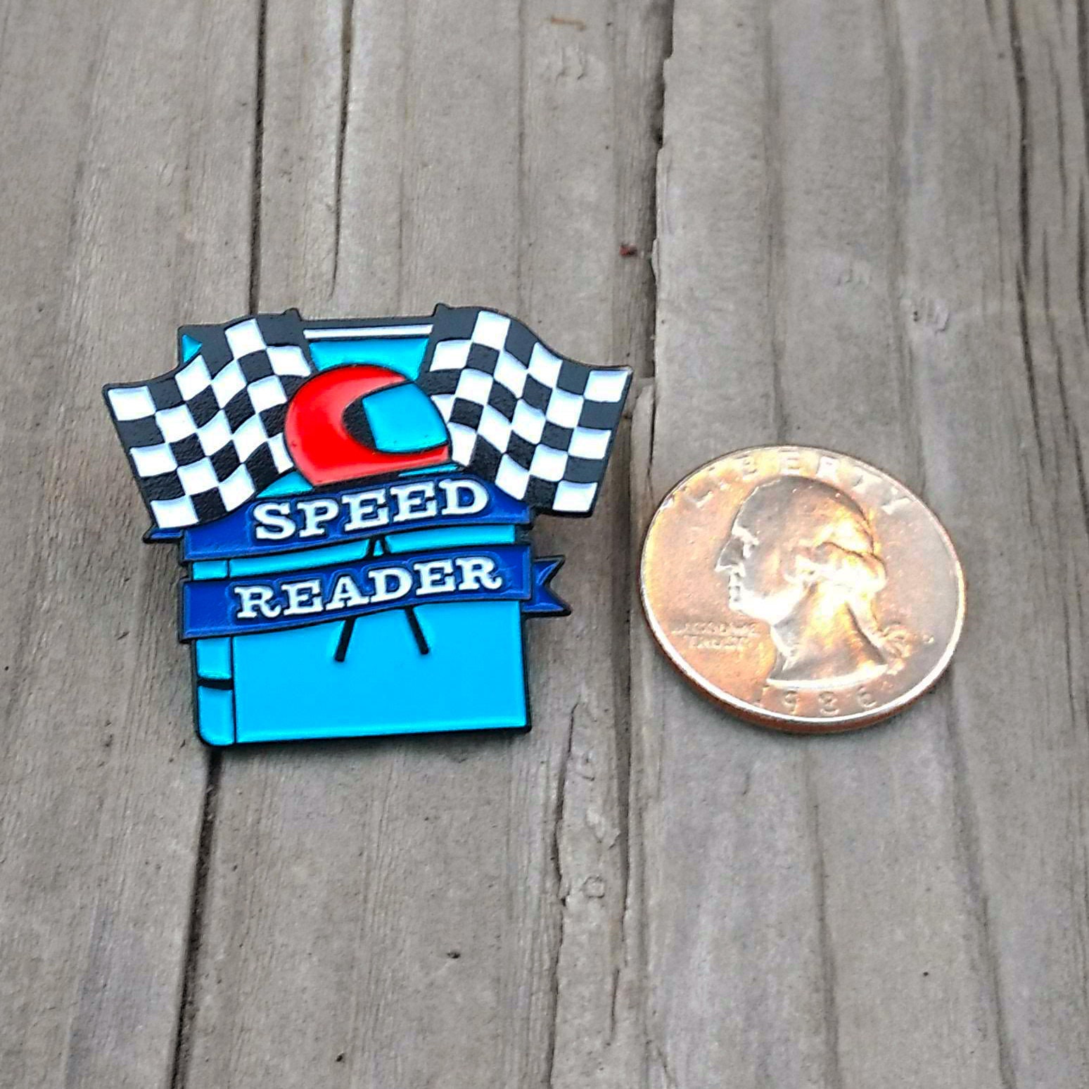 Book Enamel Pin Speed Reader Lapel Pin Bookish Lapel Pin - Etsy