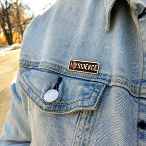 Science Enamel Pin | I Love Science Lapel Pin | Anatomical Heart Hat ...