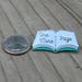 Book Enamel Pin Book Pin One More Page Lapel Pin Reading Pin Book Pins ...