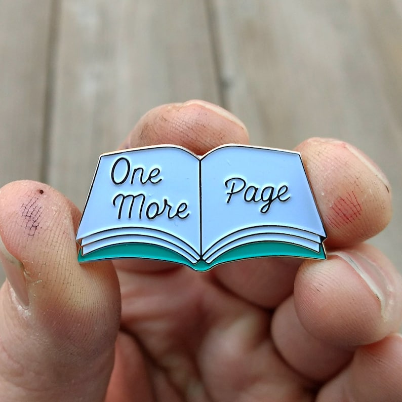 Book Enamel Pin Set | 5 Lapel Pins | Reading Hat Pins | Bookish Enamel ...