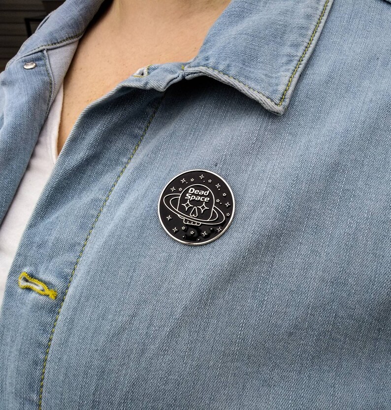 Space Enamel Pin | Skull Lapel Pin | Dead Space Enamel Pin | Space Hat ...