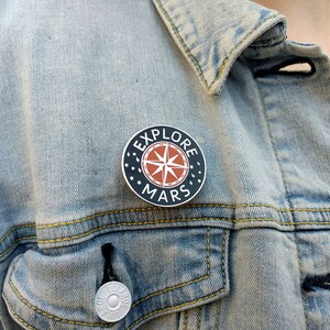 Mars Enamel Pin Set : 5 Lapel Pins Enamel Pins - Lapel Pin - Pin ...
