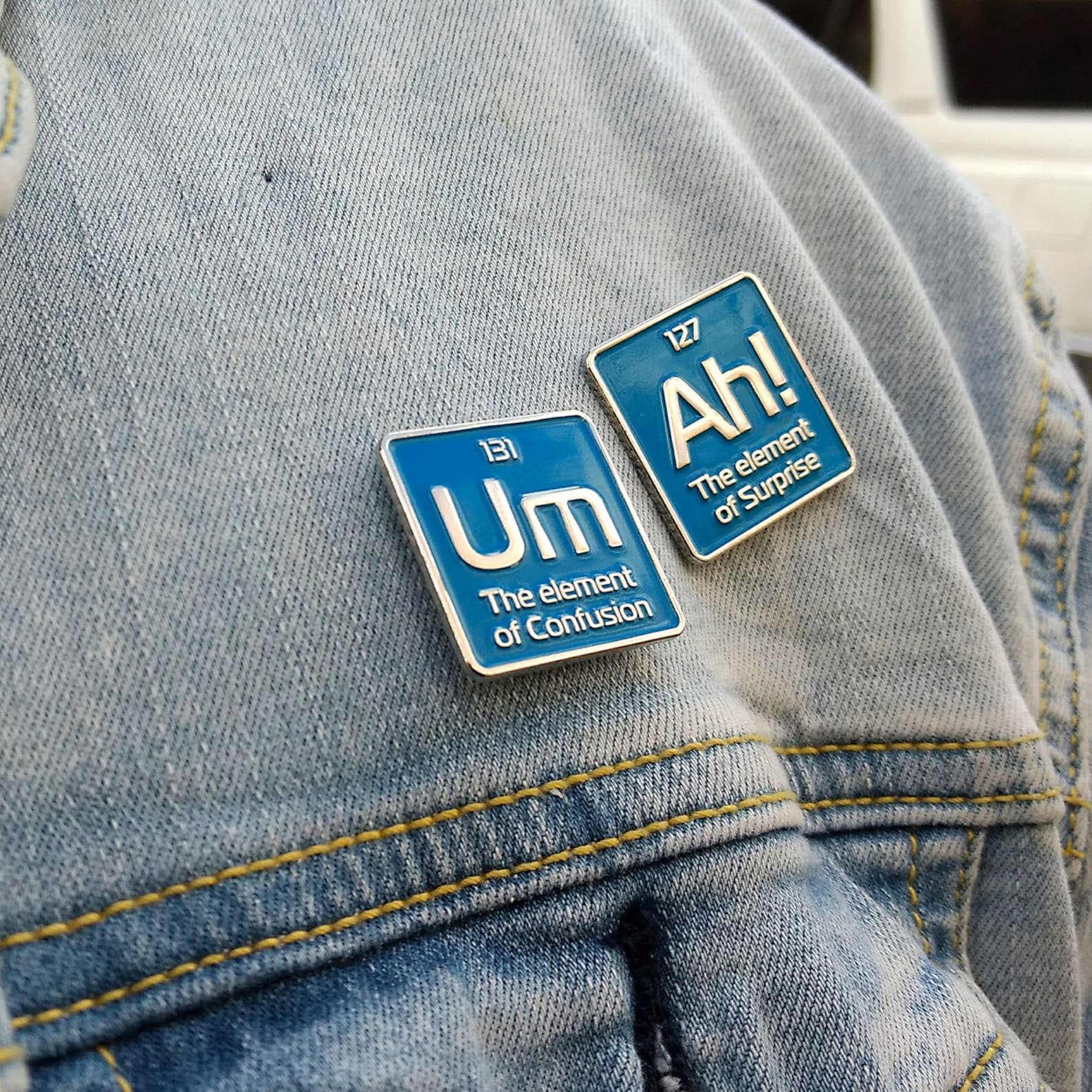 Enamel Pin Science Enamel Pins Periodic Element Pin | Etsy