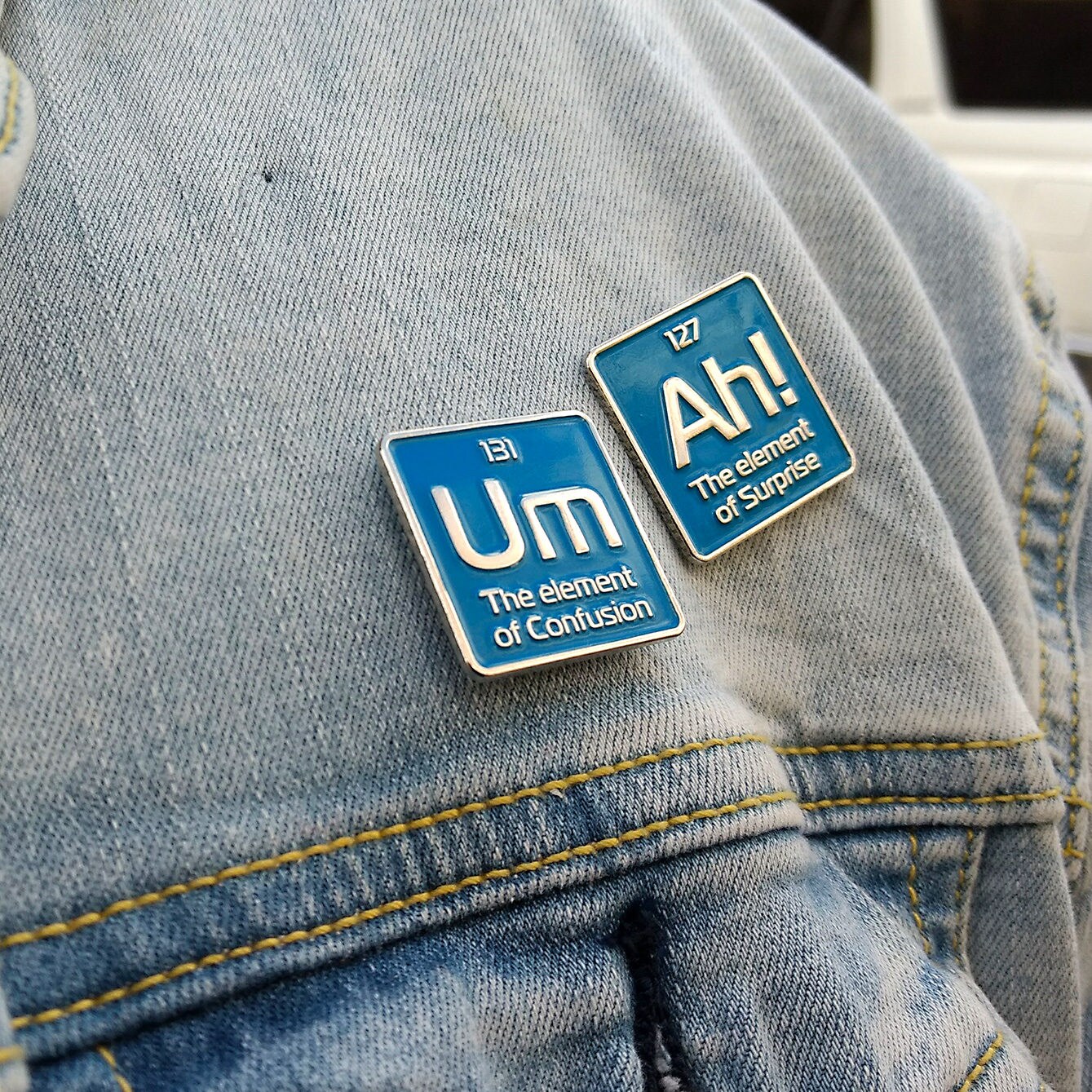 Enamel Pin Science Enamel Pins Periodic Element Pin | Etsy