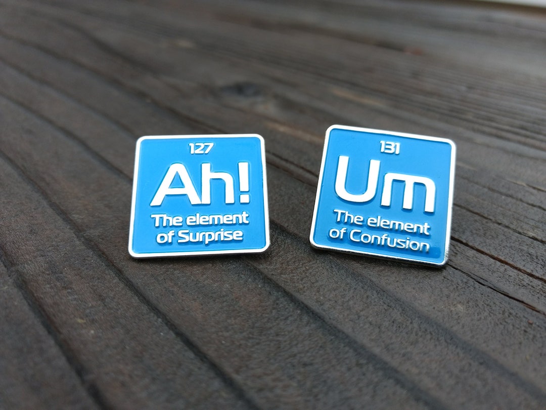 Enamel Pin - Science Enamel Pins - Periodic Element Pin - Funny Pins ...