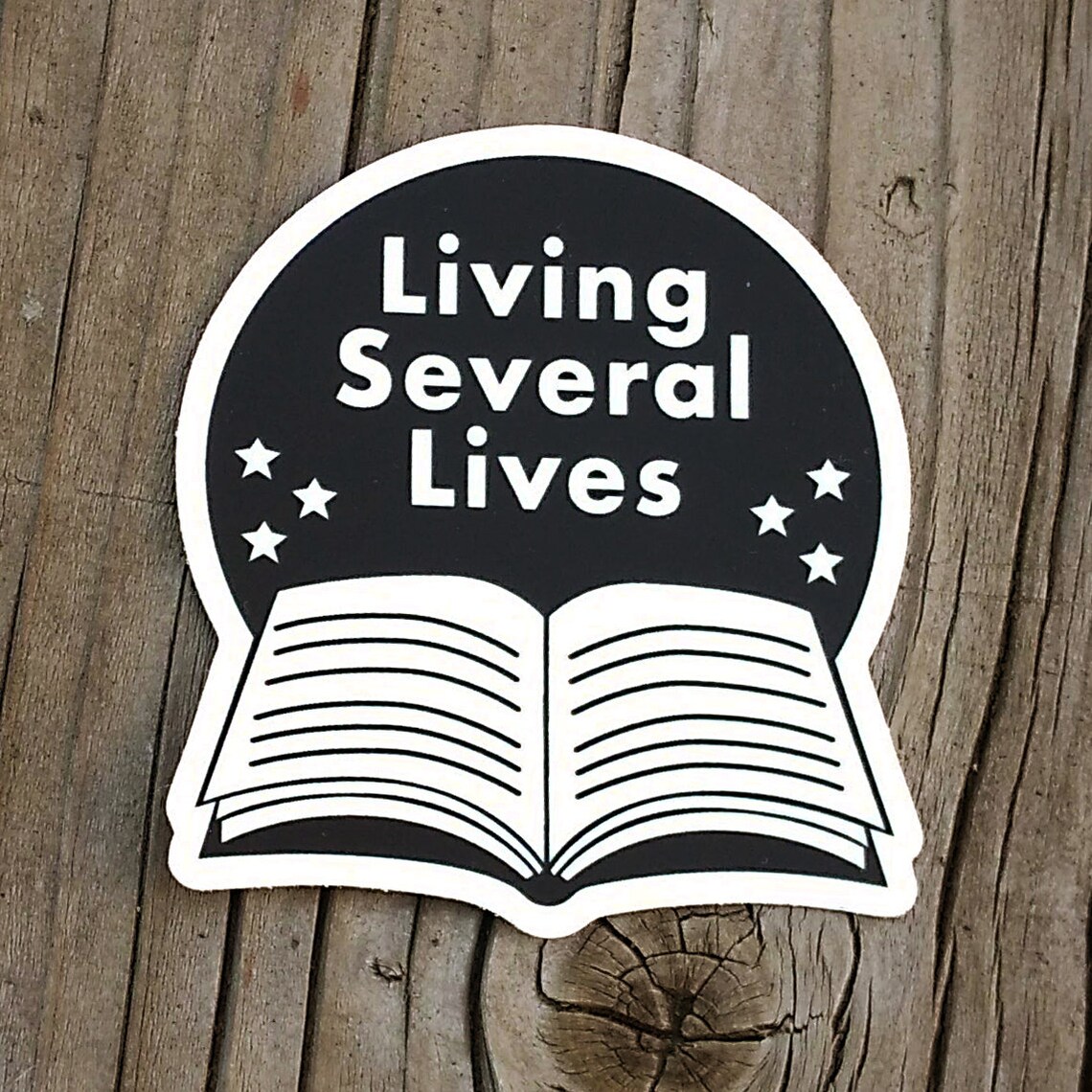 Vinyl Sticker Living Several Lives Sticker Vinyl Decal - Etsy