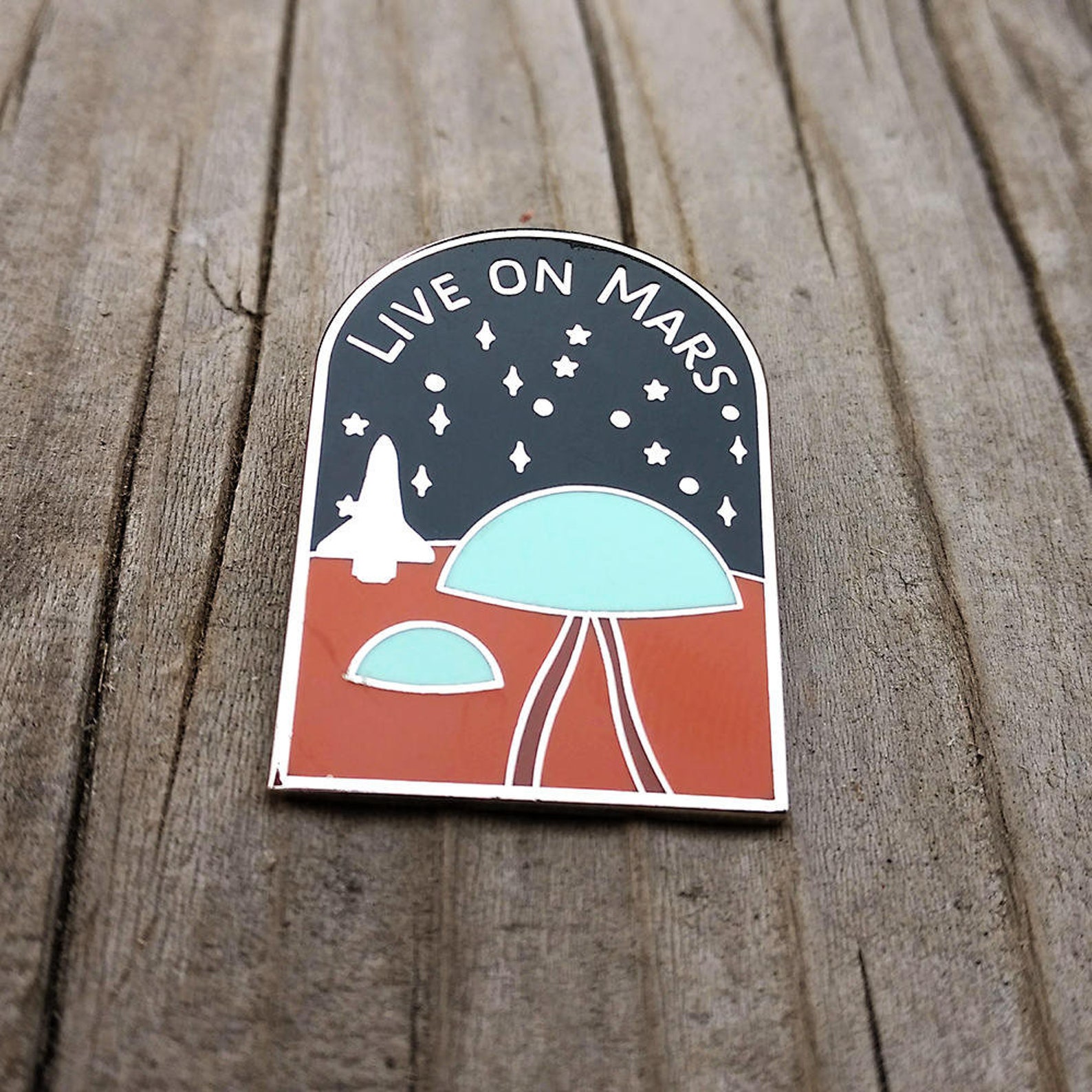 Mars Enamel Pin Space Pin Science Pin Astronomy Pin - Etsy
