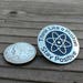 Enamel Pin Think Like a Proton Stay Positive | Science Lapel Pin ...