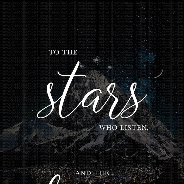 8x10 Acotar Print - Etsy