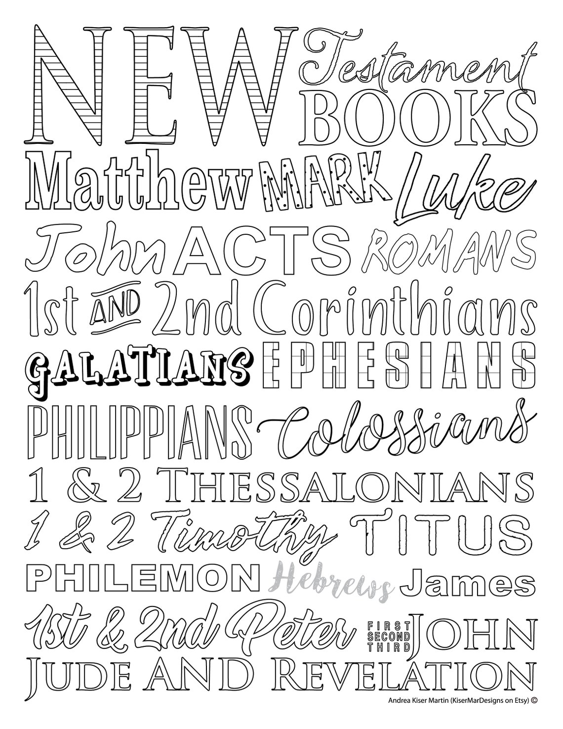 New Testament Coloring Sheet Printable for CLASSROOM Use. - Etsy