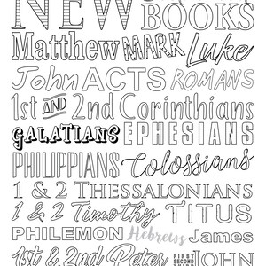 New Testament Coloring Sheet Printable for CLASSROOM Use. - Etsy