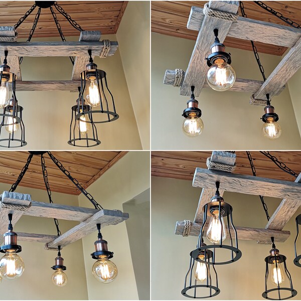 Rustic Lighting - Etsy