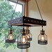 Rustic Chandelier Industrial Modern Lighting Commercial Lighting Bar ...