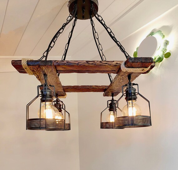 Diy Rustic Chandelier