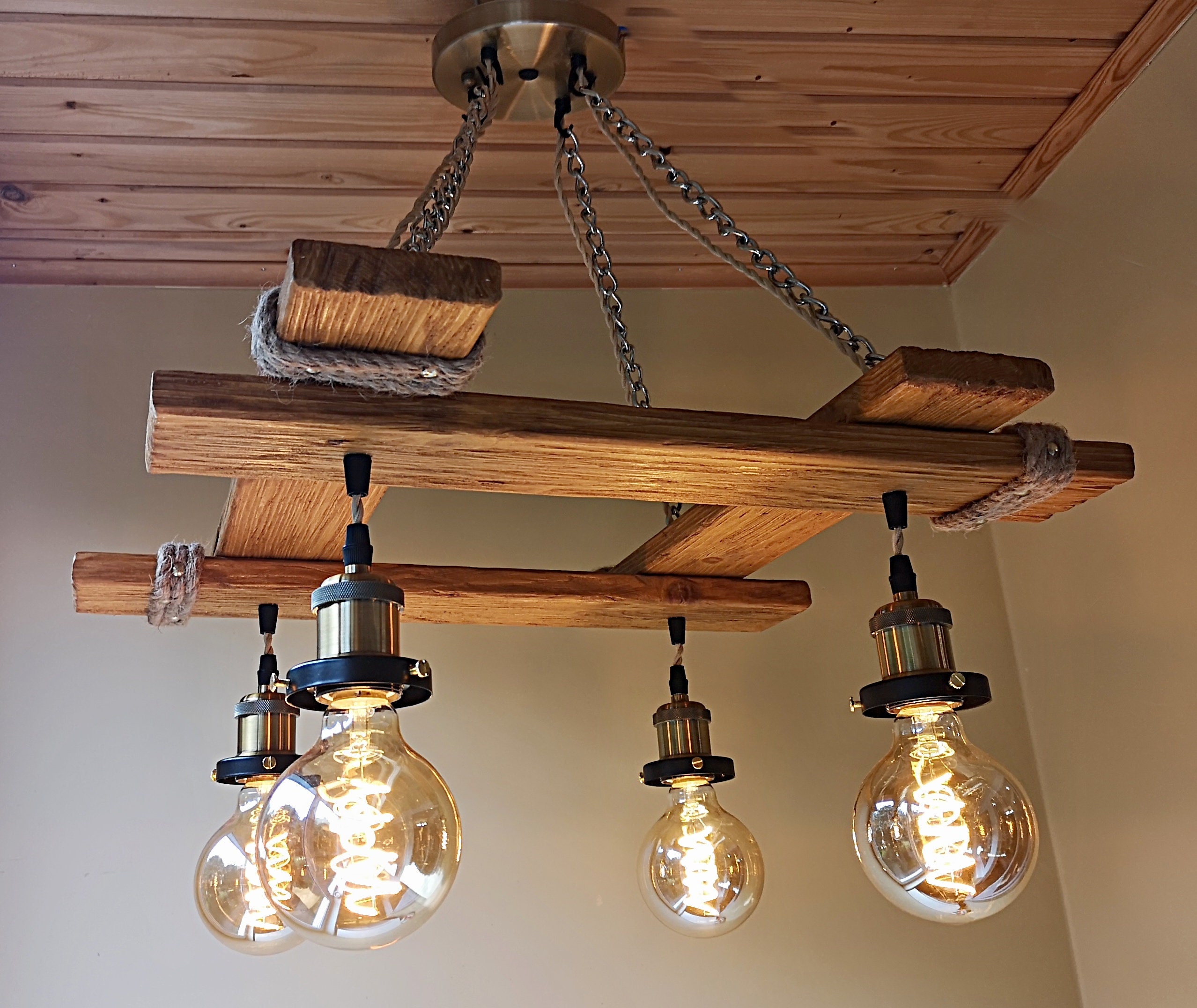 Rustic light fixture